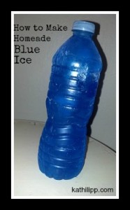 How to Make Homemade Blue Ice - Kathi Lipp