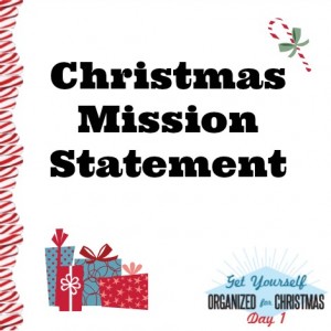 Get Yourself Organized for Christmas Project 1: What is Your Christmas ...