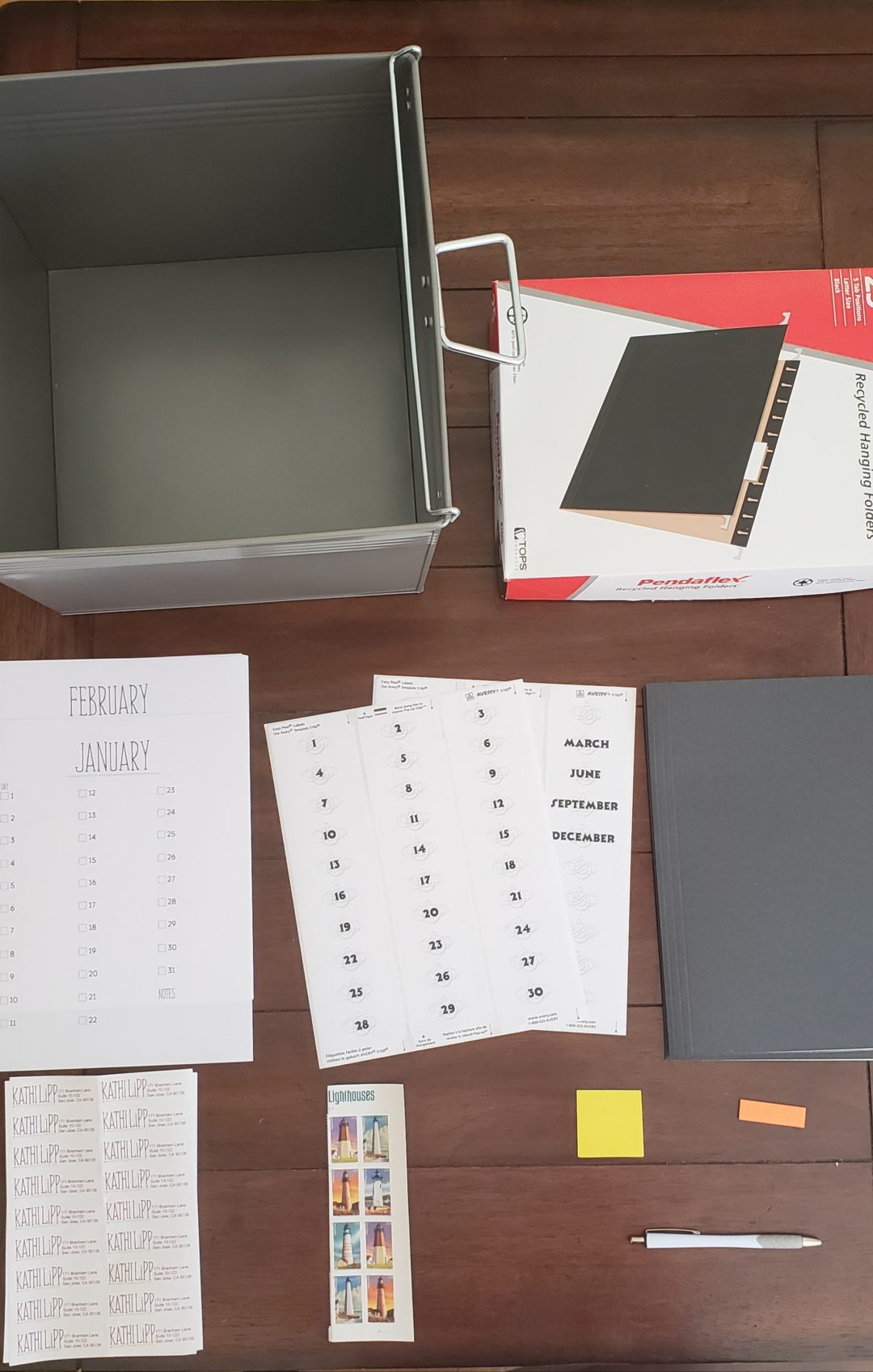 Creating Your Home Office Filing System (Life Organization File ...